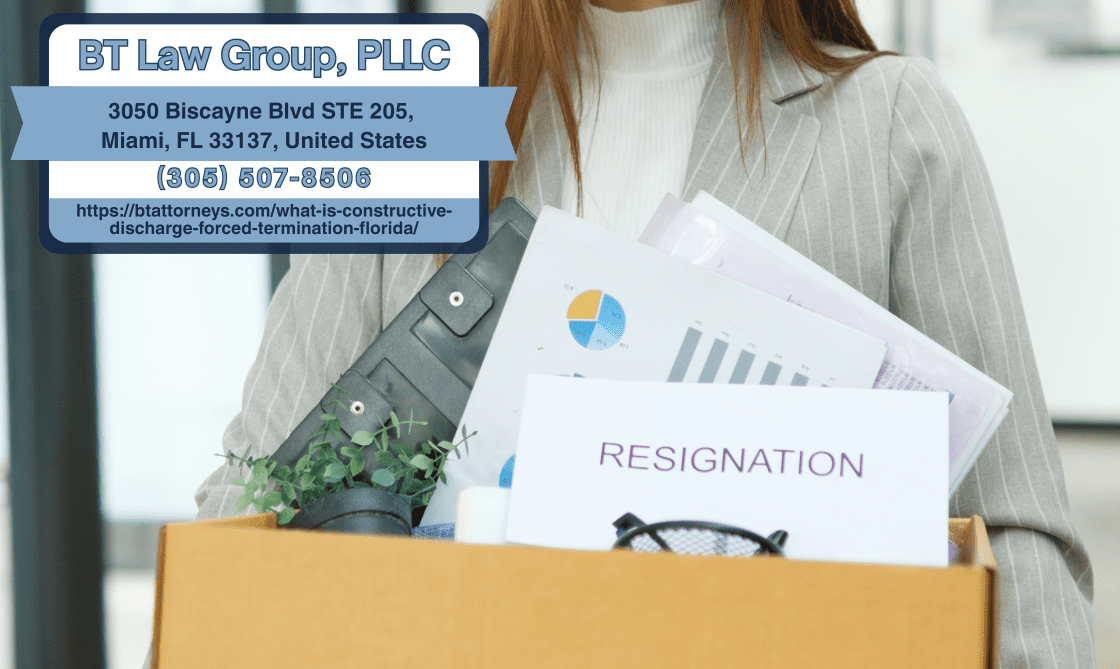 What is Constructive Discharge or Forced Resignation in Florida? ⚖️